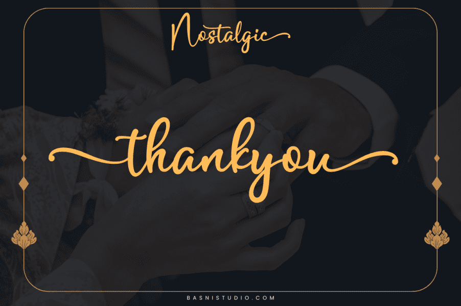 Nostalgic Font · 1001 Fonts