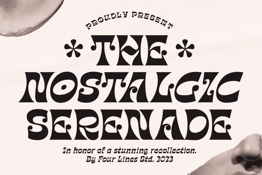 Nostalgic Serenade Font Family · 1001 Fonts