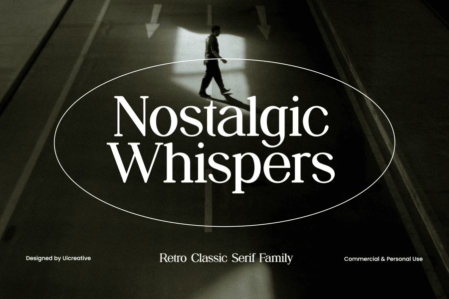 Nostalgic Whispers Font Family · 1001 Fonts