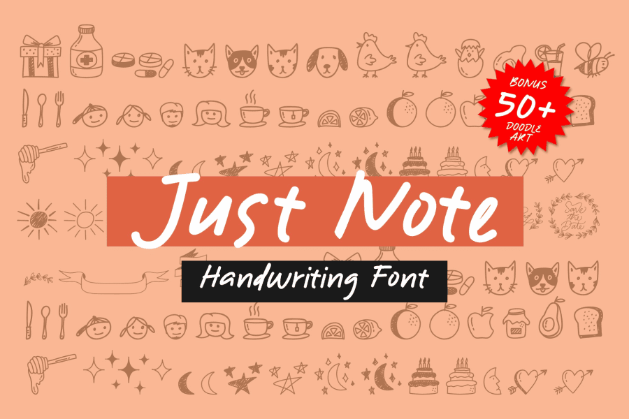 Note Demo Font Family · 1001 Fonts