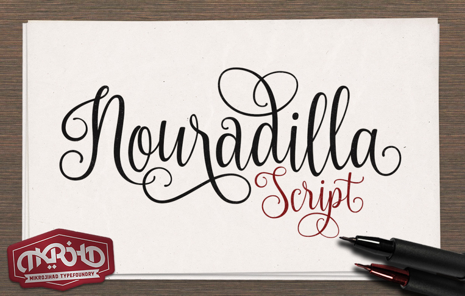 Nouradilla Font · 1001 Fonts