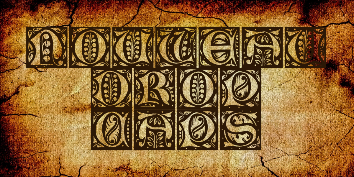 Nouveau Drop Caps Font · 1001 Fonts