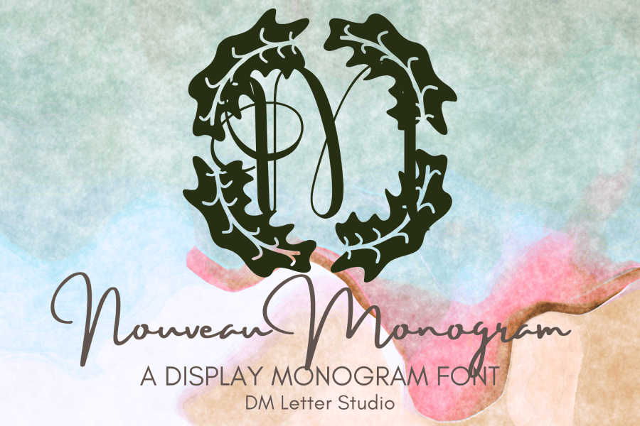 1 Free Nouveau Monogram Font · 1001 Fonts