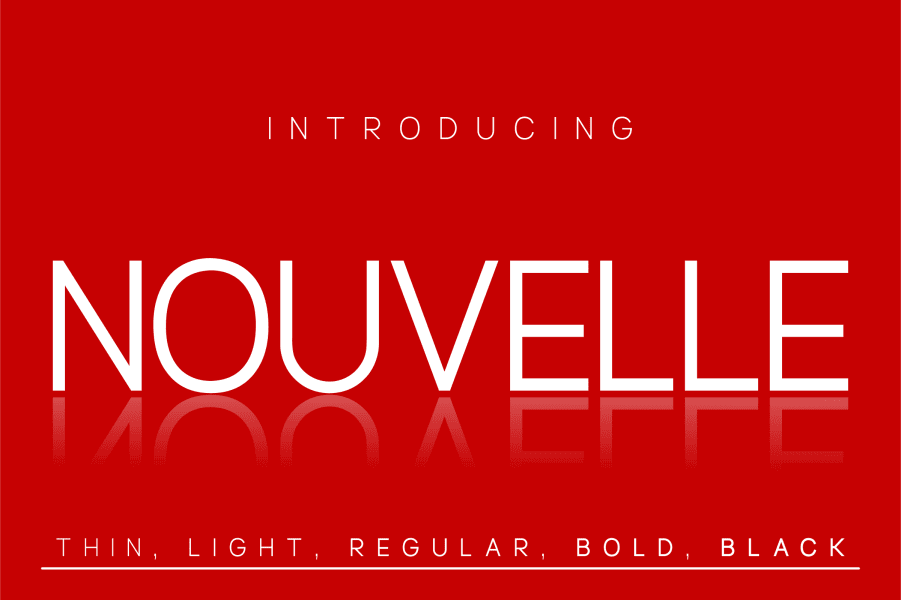 Nouvelle Font Family · 1001 Fonts