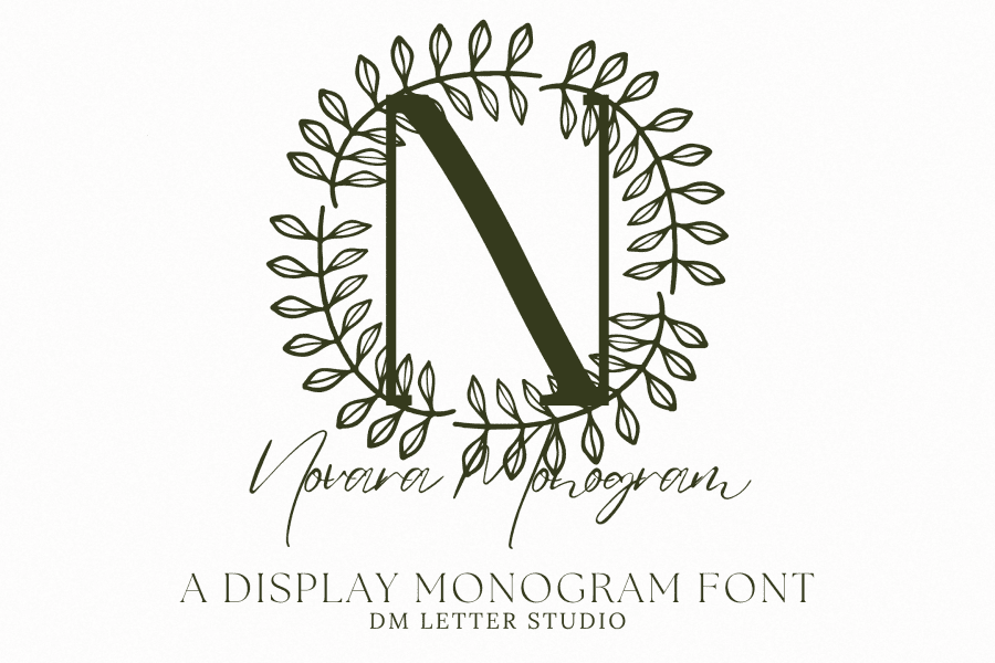 5 Free Cricut, Multilingual Monogram, Uppercase Monogram A–z Fonts ...