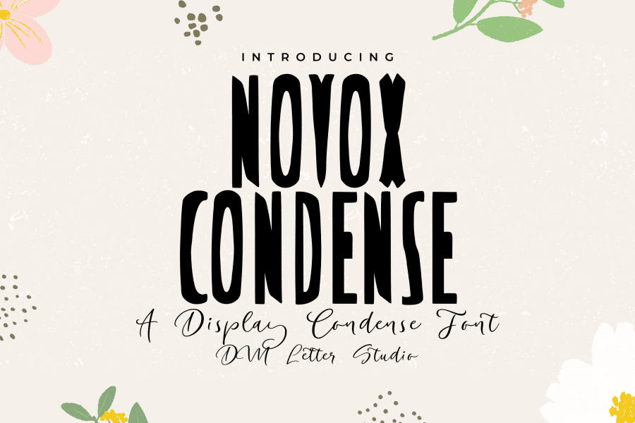 Novox Condense Font · 1001 Fonts
