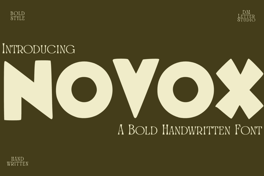Novox Font · 1001 Fonts