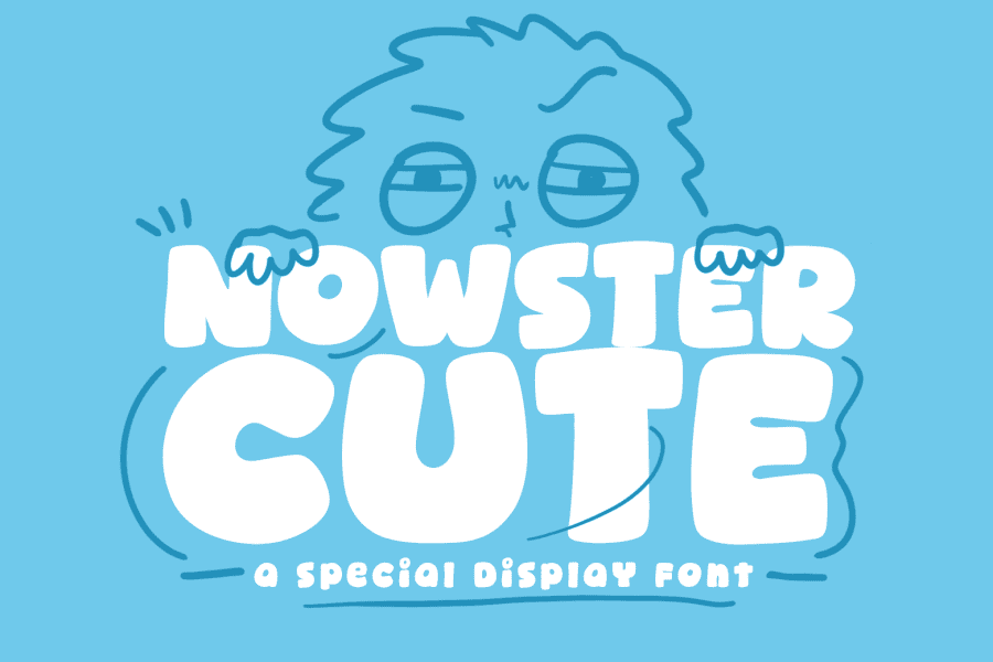 Nowster Cute Font · 1001 Fonts
