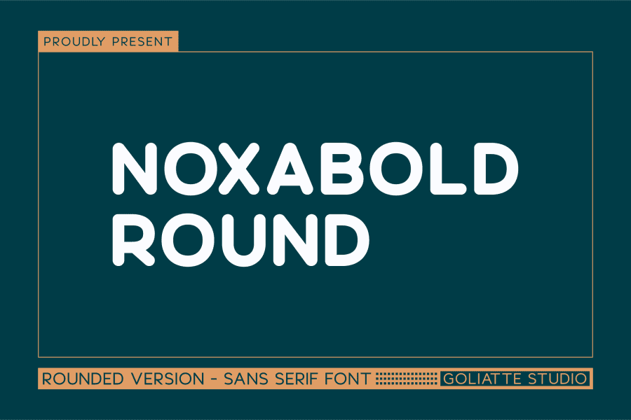 Noxabold Round Font · 1001 Fonts