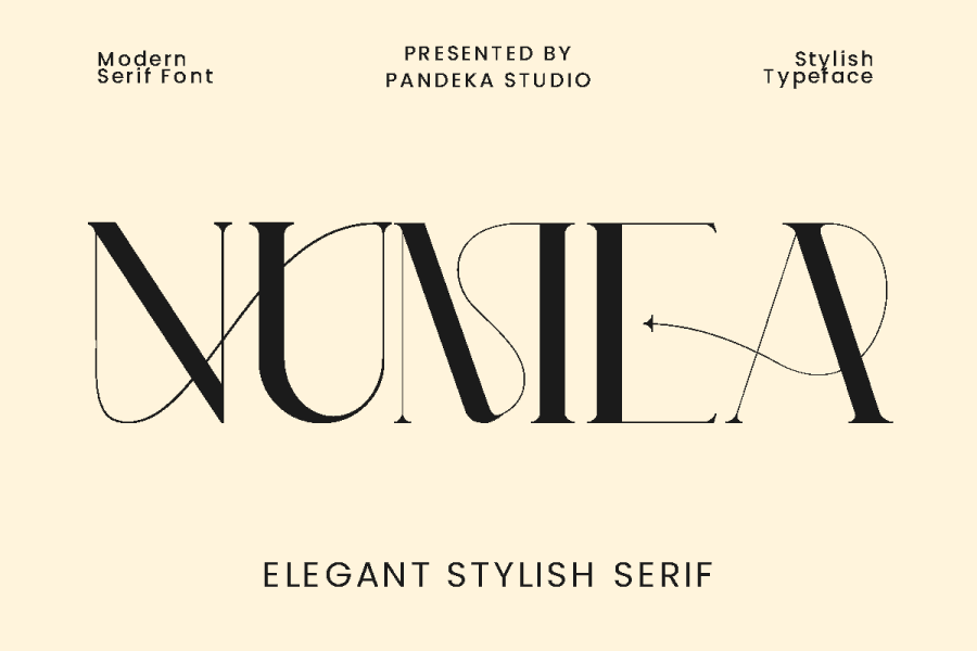Numea DEMO Font · 1001 Fonts