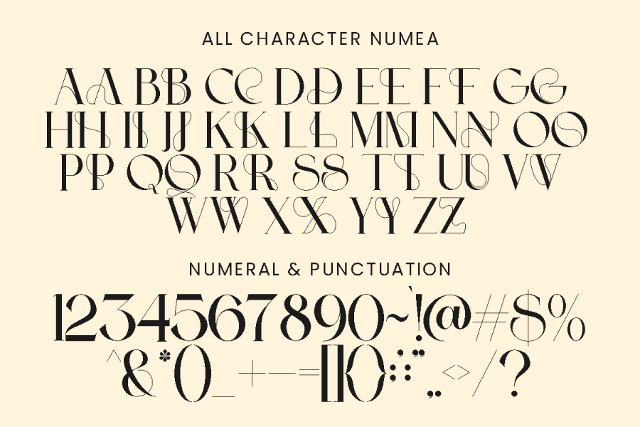 Numea DEMO Font · 1001 Fonts