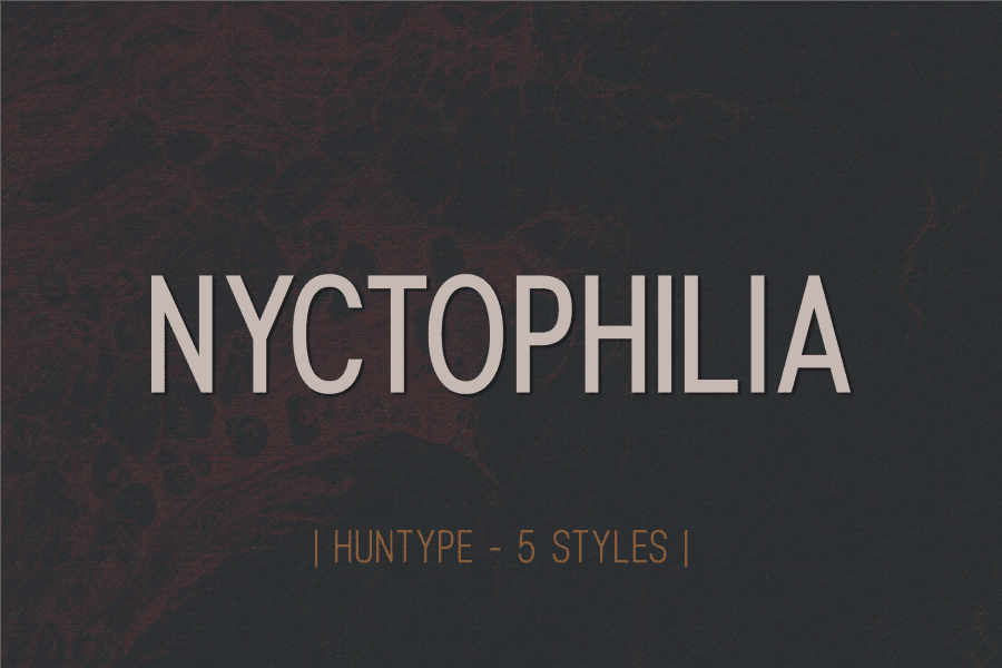 Nyctophilia Font · 1001 Fonts