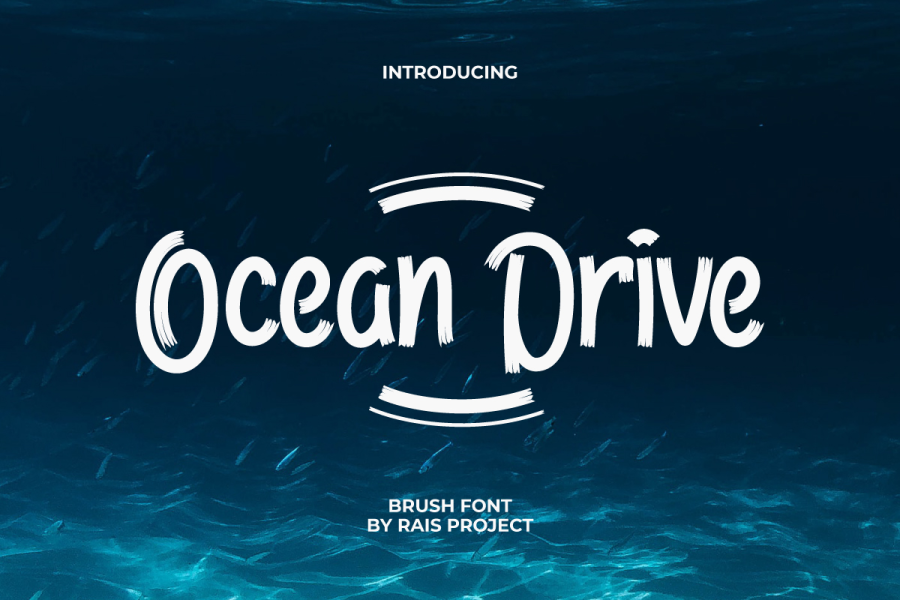 Ocean Drive Demo Font Family · 1001 Fonts