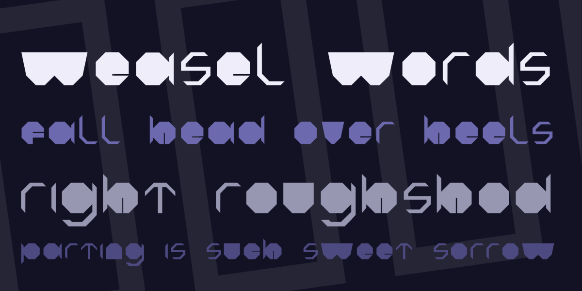 Octagon Font · 1001 Fonts