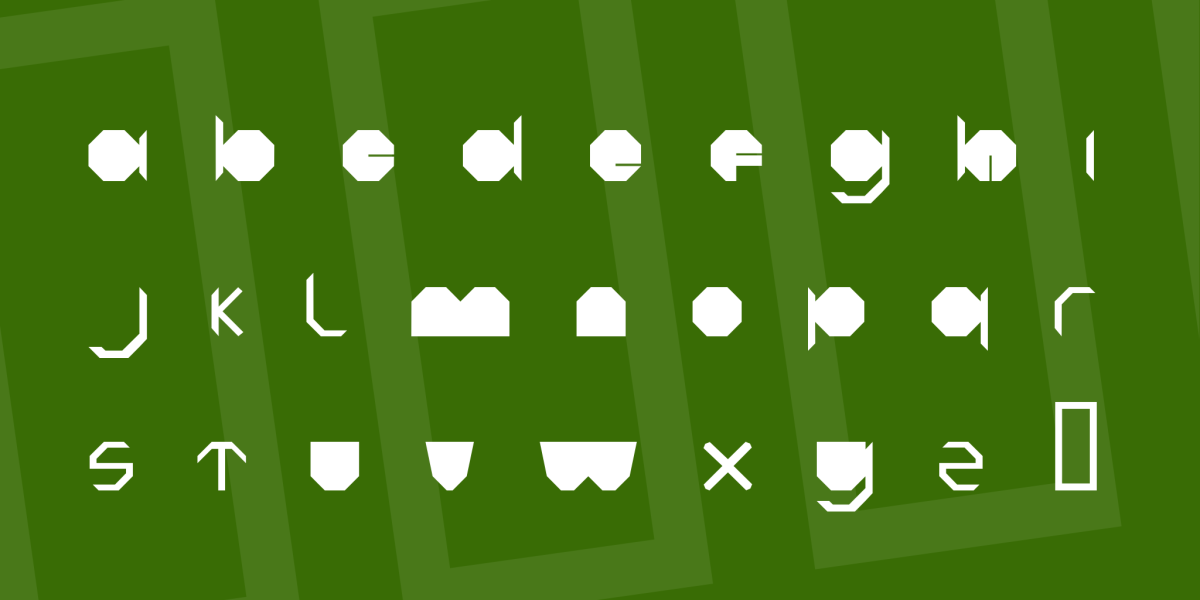 Octagon Font · 1001 Fonts