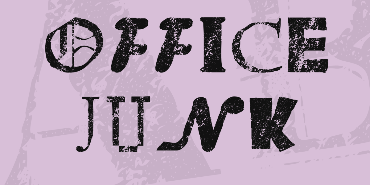 7 Free Junk Fonts · 1001 Fonts