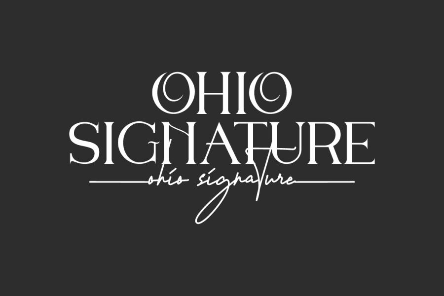 Ohio Signature Demo Font Family · 1001 Fonts