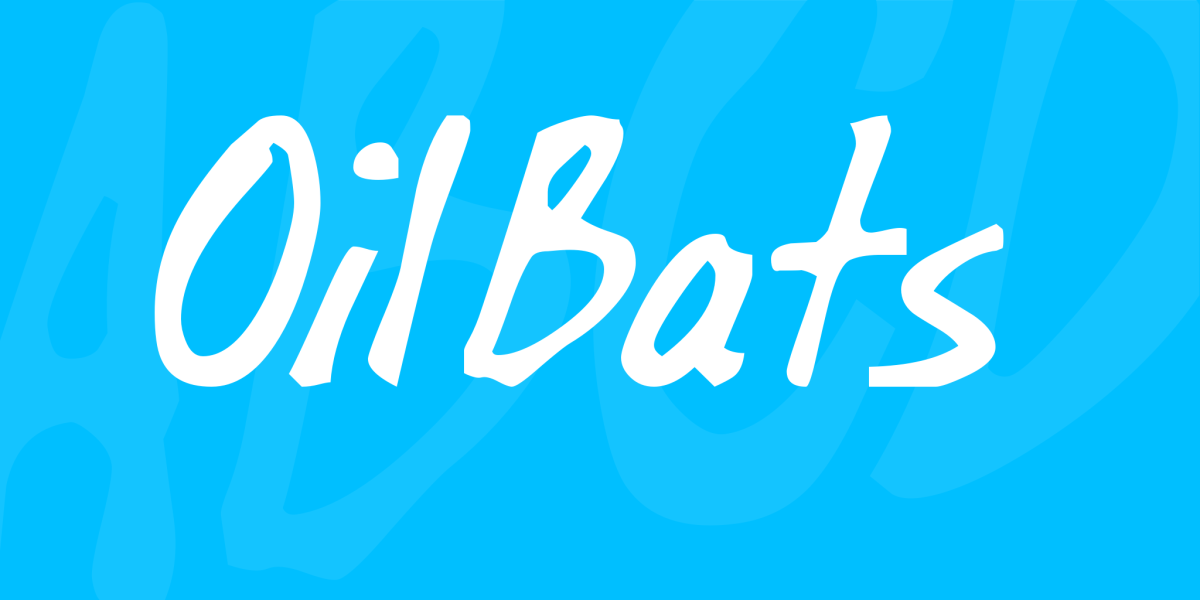 OilBats Font · 1001 Fonts