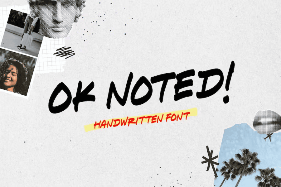 Ok Noted Font · 1001 Fonts