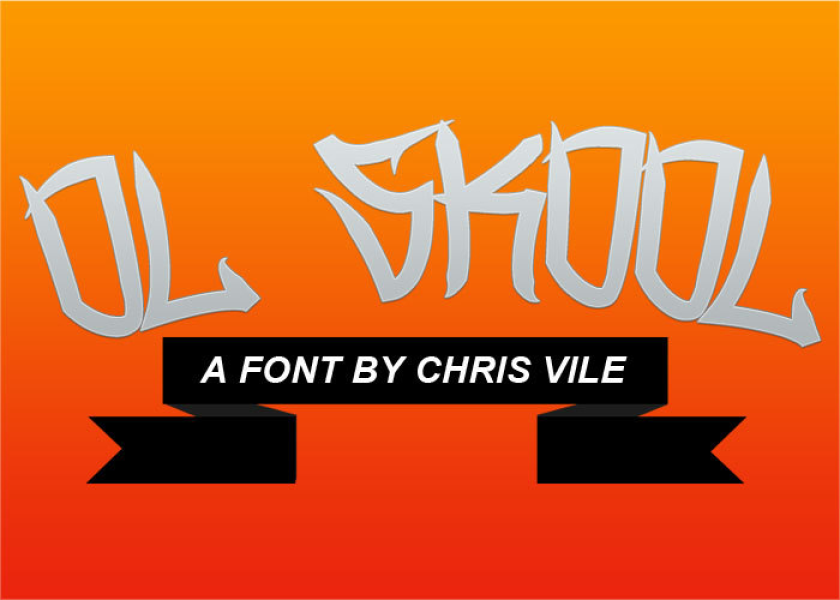 Ol Skool Font · 1001 Fonts