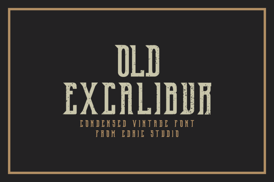 Old Excalibur Demo Font Family · 1001 Fonts