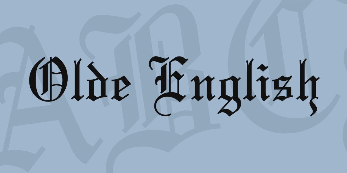 Olde English Font · 1001 Fonts