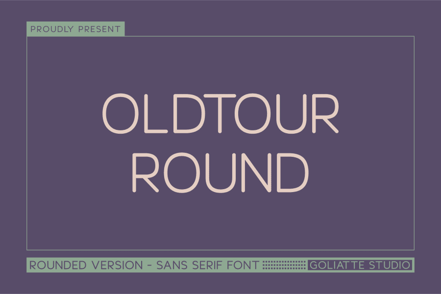 Oldtour Round Font · 1001 Fonts