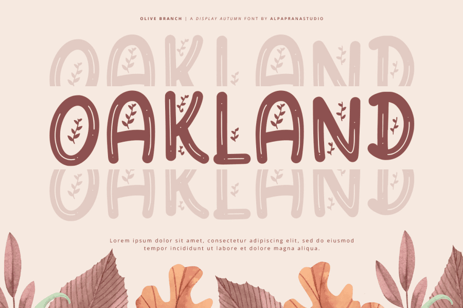 Olive Branch Font