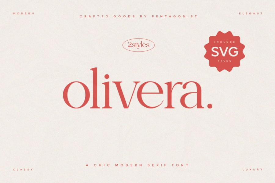 Oliver Font Family · 1001 Fonts