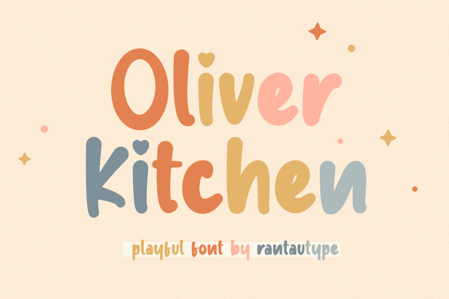 Oliver Kitchen Font · 1001 Fonts