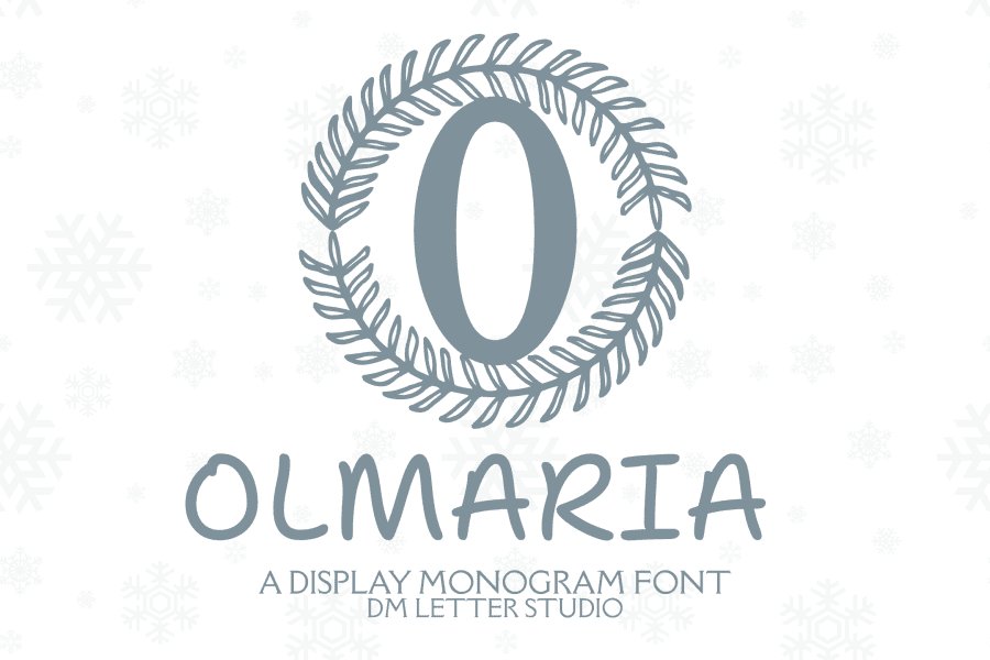 5 Free Botanical Monogram, Clean, Foil Stamp Fonts · 1001 Fonts