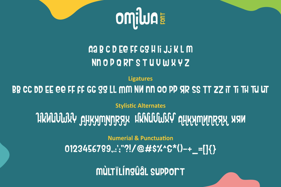 Omiwa Font · 1001 Fonts