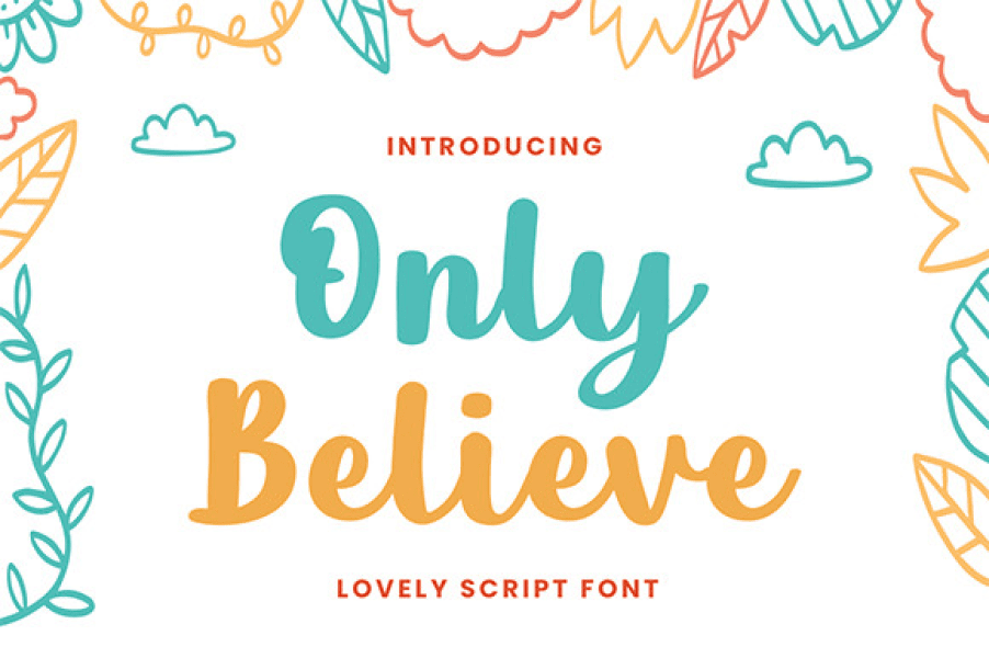 Only Believe Font · 1001 Fonts