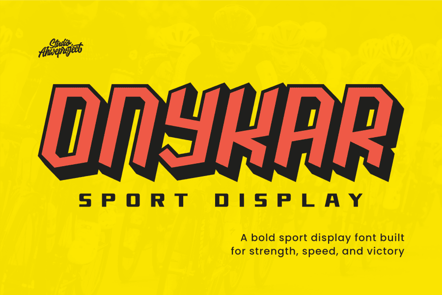 3 Free Athletic, Angular, Esports Fonts · 1001 Fonts