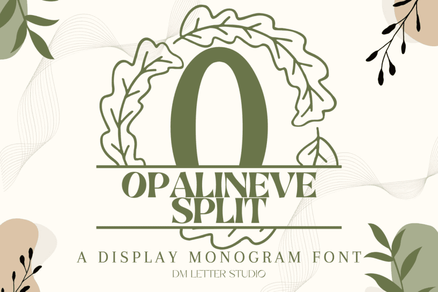 4 Free Luxury Split Monogram, Mixed Case Fonts · 1001 Fonts