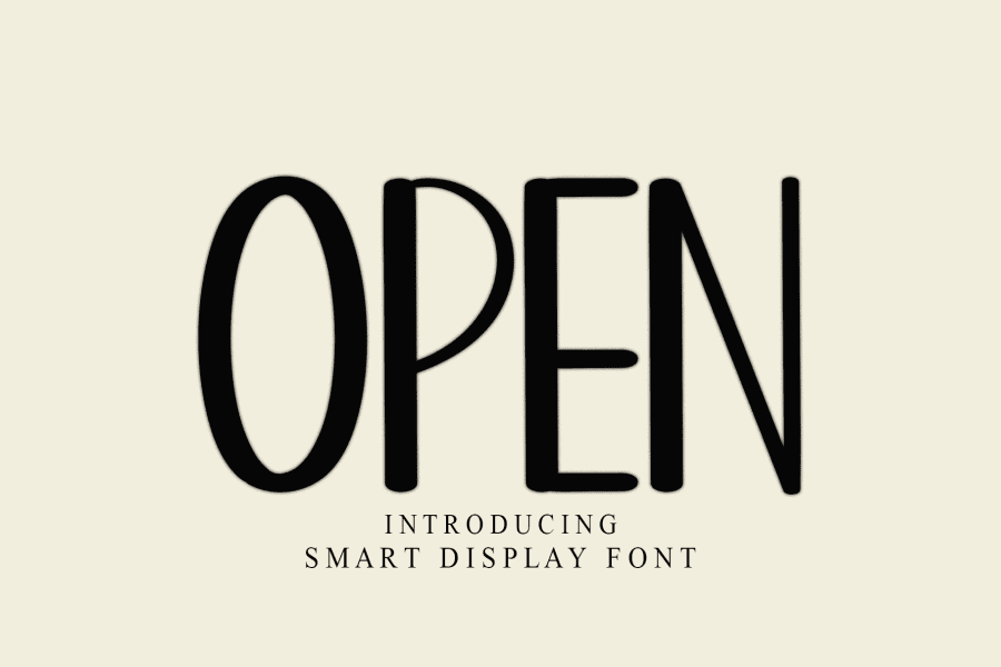 OPEN Font · 1001 Fonts