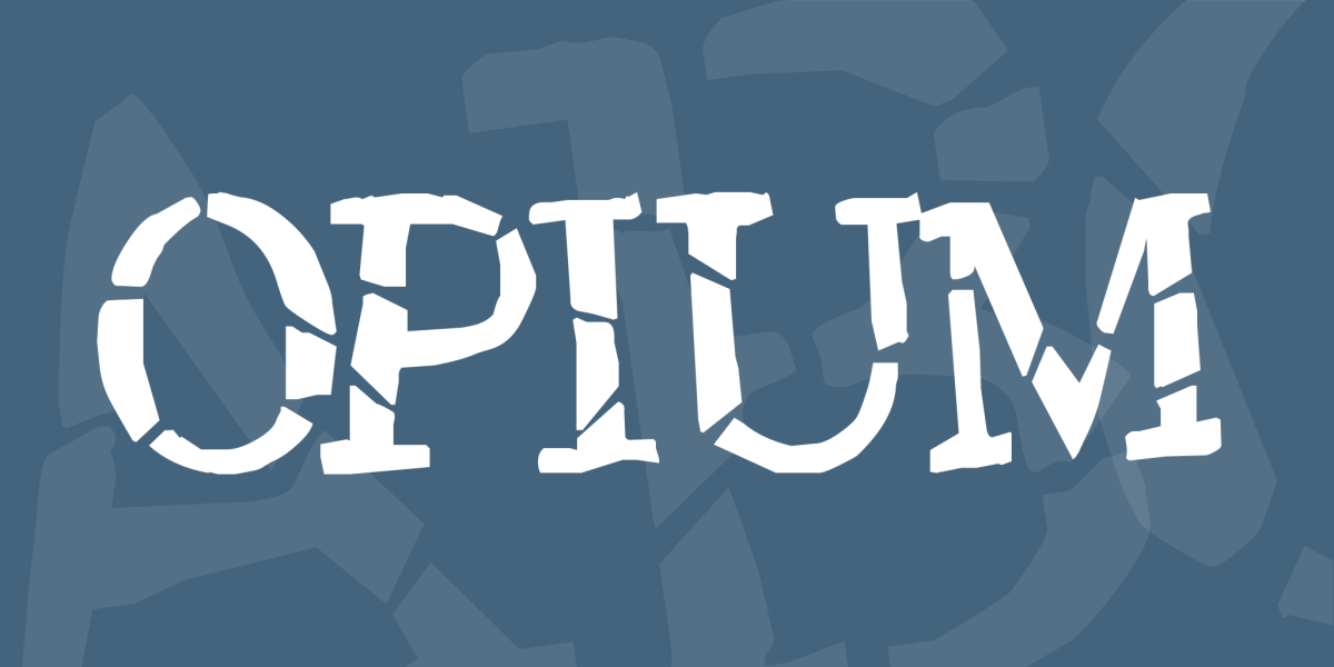 Opium Font · 1001 Fonts