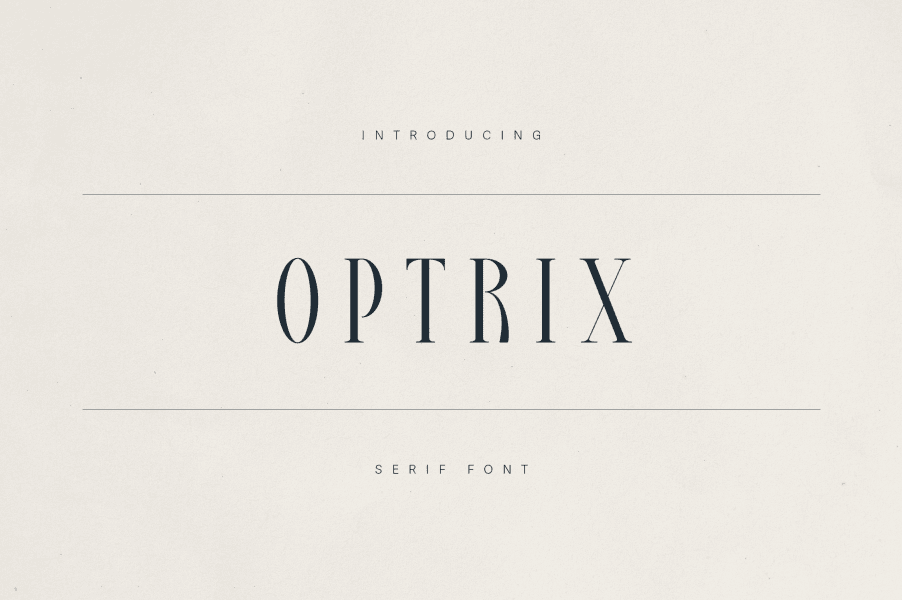 Optrix Demo Font · 1001 Fonts