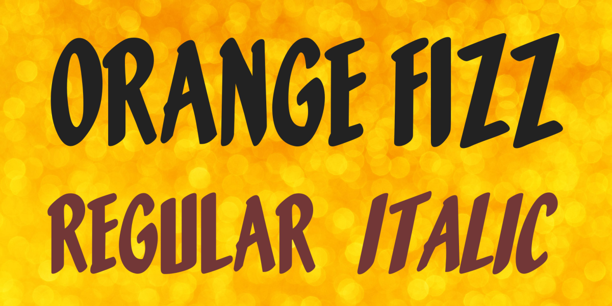 Orange Fizz Font Family · 1001 Fonts