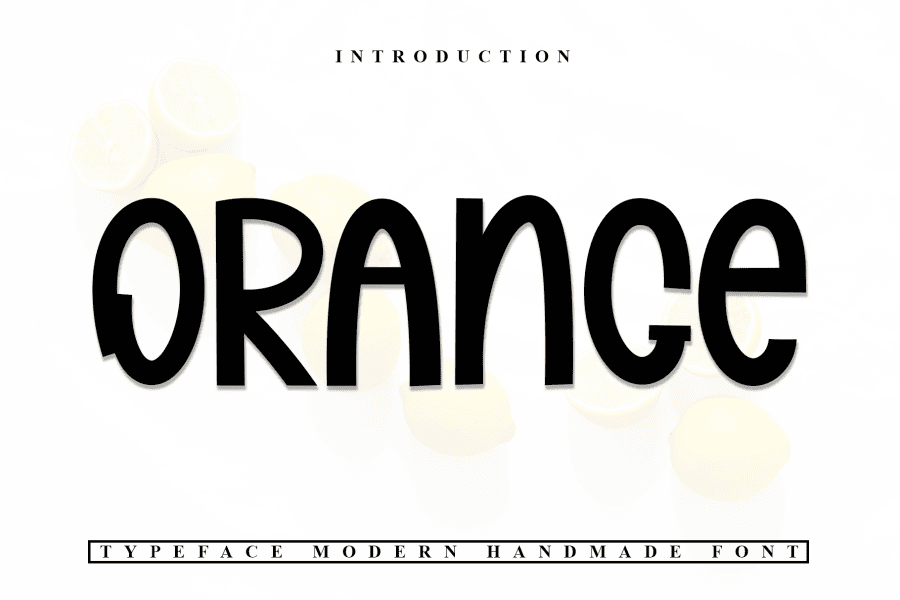 Orange Font · 1001 Fonts