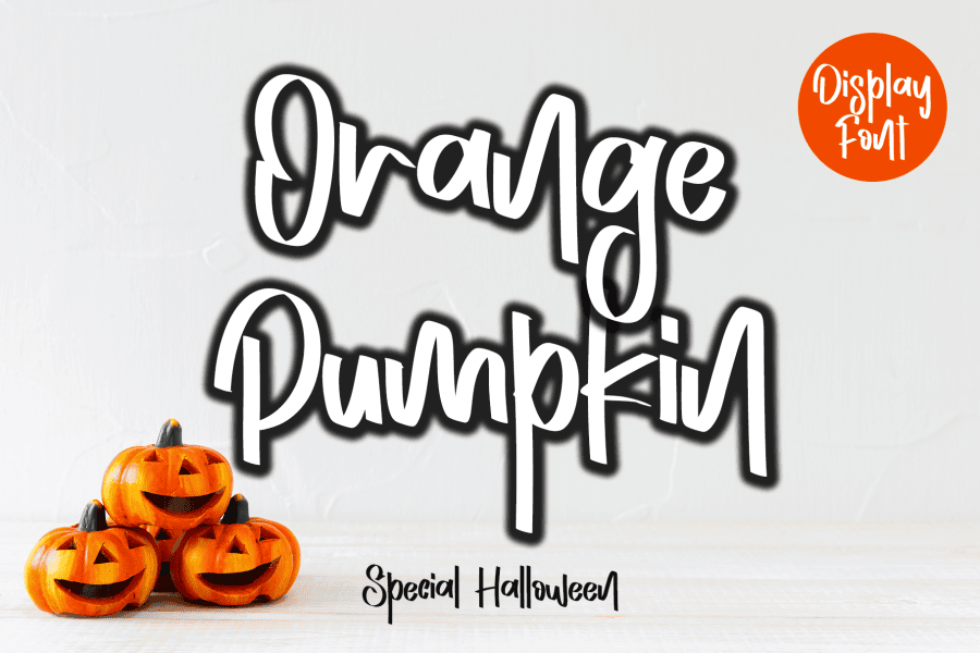 Orange Pumpkin - Personal Use Font · 1001 Fonts