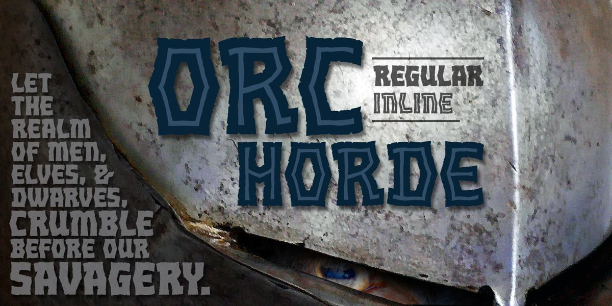 Orc Horde Font Family · 1001 Fonts