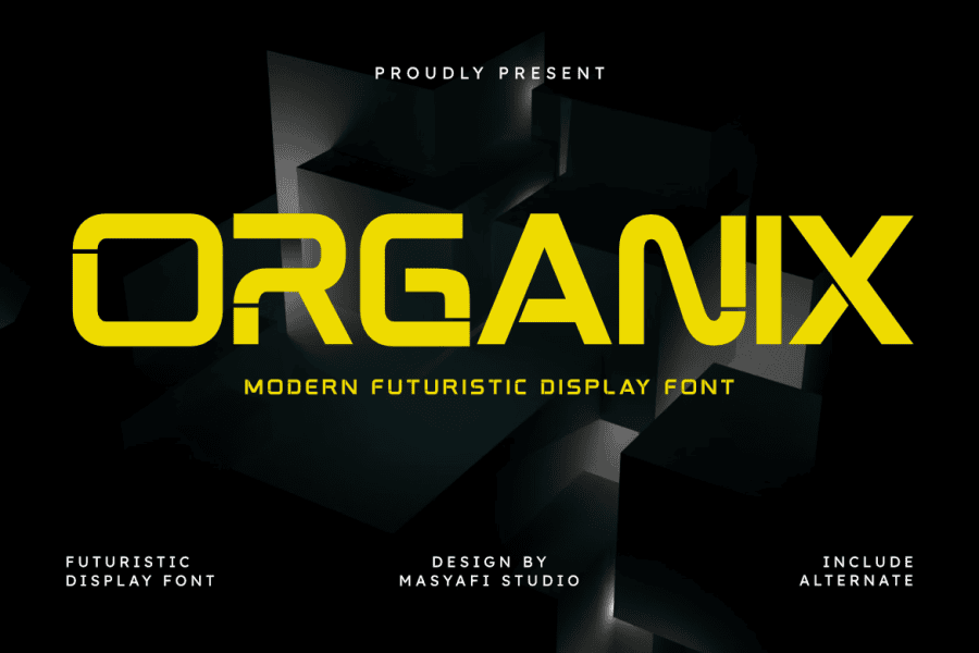 Organix Font · 1001 Fonts