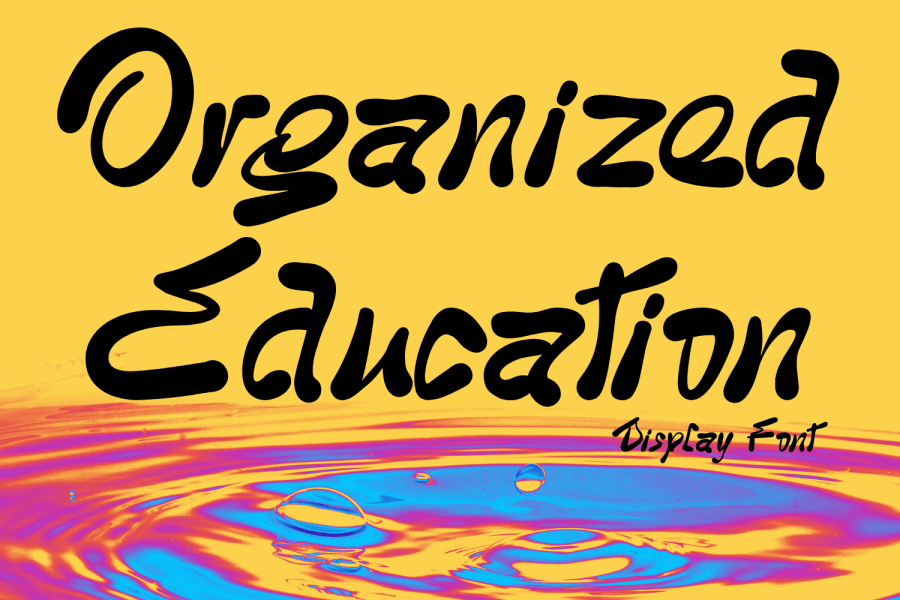 Organized Education Demo Font · 1001 Fonts