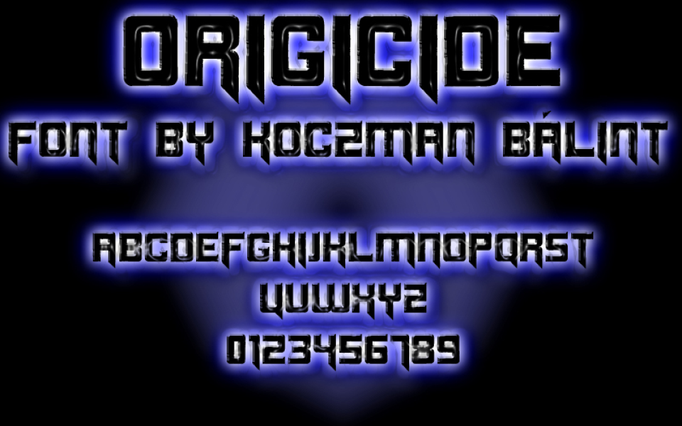 Origicide Font · 1001 Fonts