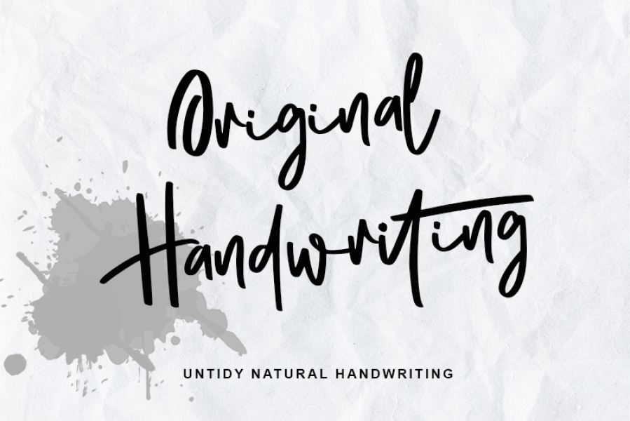 Original Handwriting - Personal Font · 1001 Fonts