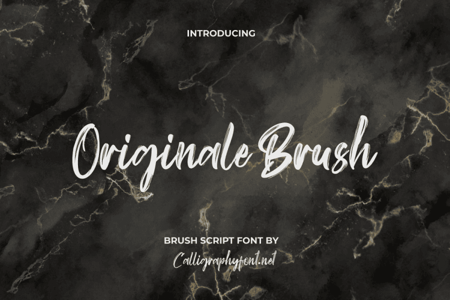 Originale Brush Demo Font · 1001 Fonts