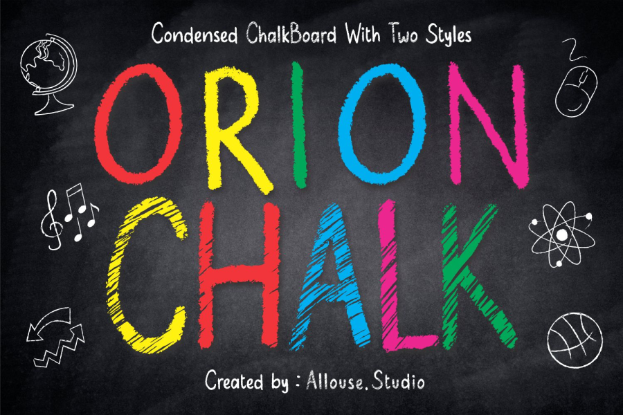 Orion Chalk Demo Font Family · 1001 Fonts