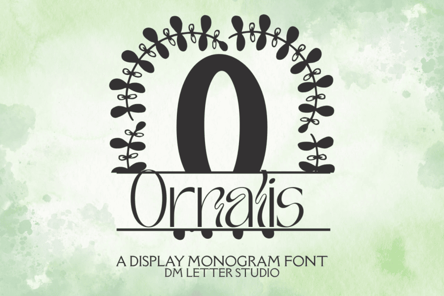 5 Free Personalized Name Sign, Refined Split Monogram Fonts · 1001 Fonts