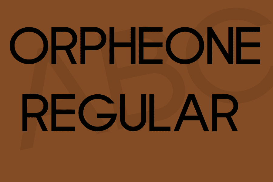 Orpheone Font · 1001 Fonts